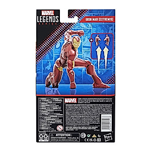 Marvel Legends Series: Iron Man (Extremis) Classic Comic Collectible 6 Inch Action Figure, 4+ Years