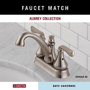 Delta Faucet AUB35-SN Aubrey Towel Hook, SpotShield Brushed Nickel