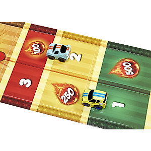 Little Tikes, My First Cars, Crazy Fast 3-in-1 Rollin’ Bowlin’ Racin’ Playset with 2 Exclusive Pullback Toy Car Vehicles, Goes up to 50ft!