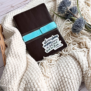 Swaygirls Religious stickers | Christian quote stickers | Faith decals | 1 John 4:16 sticker (Black & White)