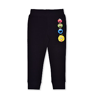 Sesame Street Elmo and Cookie Monster Boys Zip-up Hoodie, T-Shirt and Pants Set for Infant and Toddlers