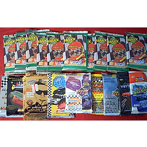 20 Original Unopened Packs of Racing NASCAR Cards (1991-1996) - Look for Dale Earnhardt. Jimmy Johnson. Mark Martin. Labonte and Jeff Gordon Cards, Special Inserts, and More!! (Packs are Fun to Open)