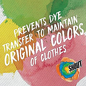 Shout Color Catcher Sheets for Laundry, Maintains Clothes Original Colors, 24 Count