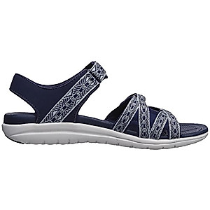 Ryka Women's SAVANNAH Sandal, medieval blue/soft blue, 7.5 M US