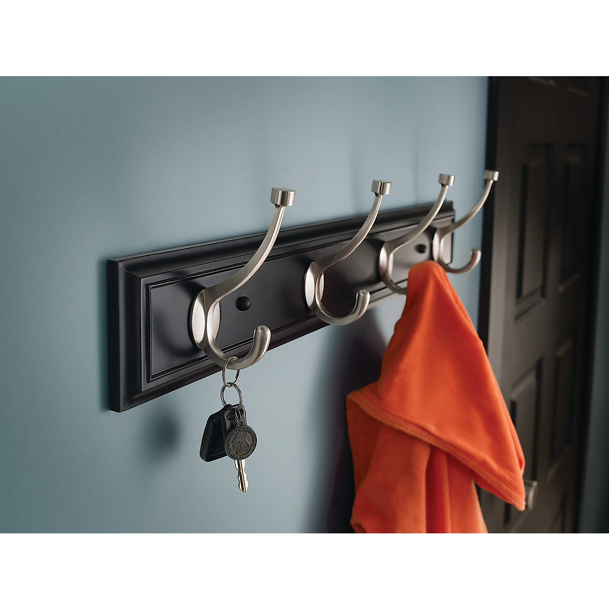 Liberty 129852 Four Hook 27-inch Wide Hat and Coat Rail/Rack