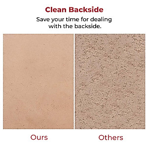 ELW 8-9 oz (3.2-3.6mm) Thickness Weight Pre-Cut 4-6 SQ FT Vegetable Tanned Leather Cowhide Grade AB Full Grain Leather for Tooling, Carving, Engraving, Molding, Embossing, Stamping, & Dyeing