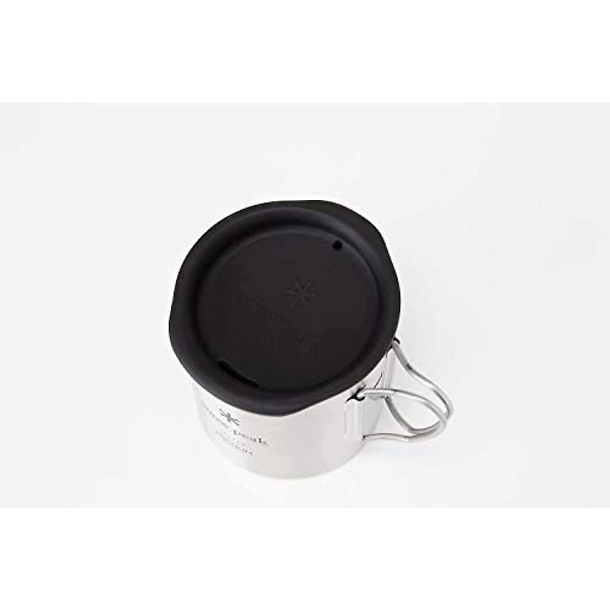 Snow Peak Unisex's Silicone LID for Double-Wall 450 Mug, Black