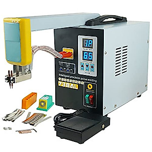 RCBDBSM Battery Spot Welder, Pulse Spot Welding Machine for 18650 14500 Lithium Battery Pack Building, 3.6 KW Pulse Magnetic Detachable Telescopic Arm Battery Spot Welder