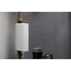 KOHLER H2Wise+ Smart Home Water Monitor and Automatic Shutoff Valve, Water Leak Detector and Water Usage Tracker,White