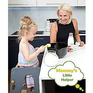Ocodile Toddler Standing Tower - Safer Than a Step Stool, Perfect Place for Stepping Up and Learning New Skills - Ideal Helper for Little Kids in The Kitchen