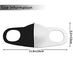 Rano Ranboo - Ranboo Dream SMP Half Black Half White Cool Mask 3D Designed Mask Washable Reusable Face Mask1