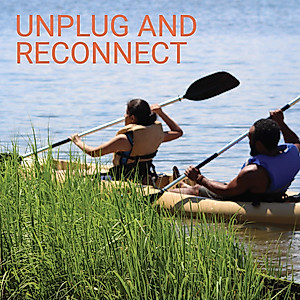 BKC TK219 12.5-Foot Tandem 2 or 3 Person Sit On Top Fishing Kayak w/Padded Seats and Paddles (Grey Camo)