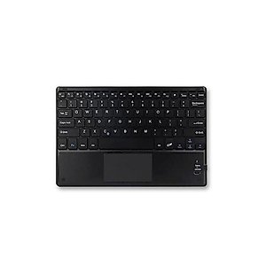 BoxWave Keyboard Compatible with Acer ConceptD 7 Ezel CC715-71-7163 (15.6 in) - SlimKeys Bluetooth Keyboard with Trackpad, Portable Keyboard with Trackpad - Jet Black