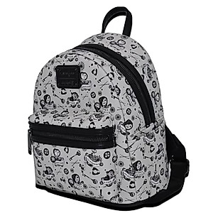 Loungefly GT Exclusive Laika Coraline Tattoo AOP Mini Backpack