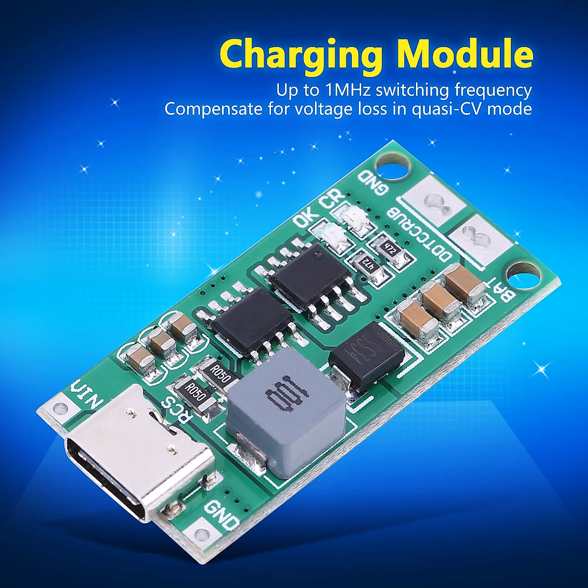 Walfront DDTCCRUB Li ion Battery Charger Module 3S4A Boost Charging Board Liion Battery Charger Module Electronic Component