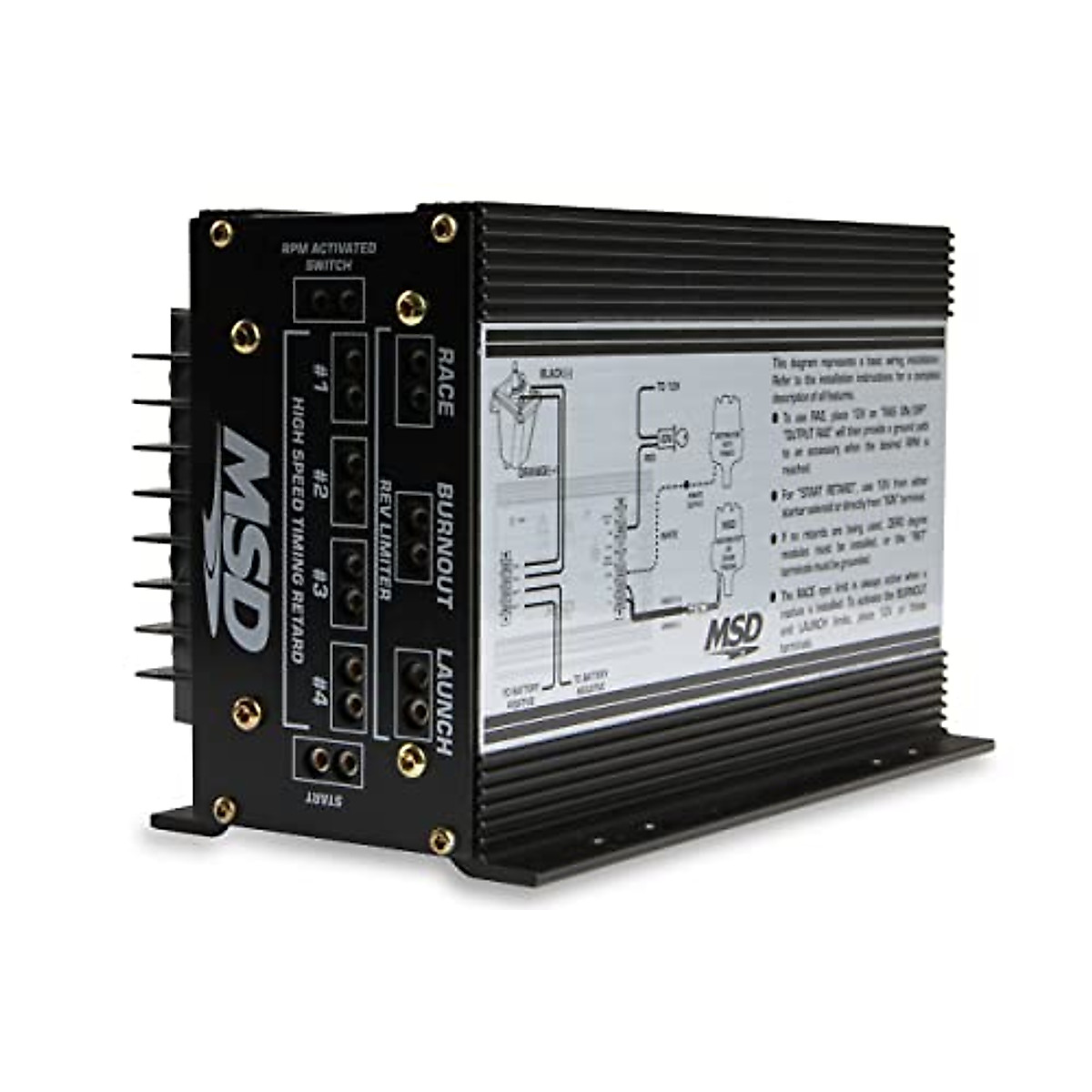 MSD 7330 7AL-3 Pro Drag Race Ignition Control, Black