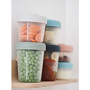 BEABA Clip Containers, Food Storage Containers, Baby Food Storage Containers with Lid, Baby Food and Toddler Snack Containers, Baby Essentials, Medium