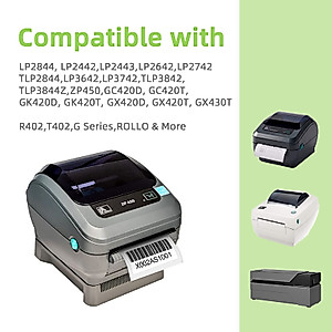 Anylabel 2.25" x 1.25" Direct Thermal Labels, White Thermal Printer Labels for Barcode, Thermal Stickers Compatible with Zebra, Rollo, Munbyn Thermal Labels Printers (12 Rolls, 1000 Labels/Roll)