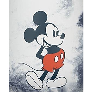 Corkcicle Disney 12 Ounce Triple Insulated Stainless Steel Stemless Travel Cup with Lid and Silicone Bottom for Hot and Cold Drinks, Mickey Tie Dye