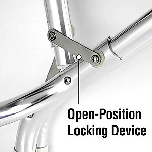 Seachoice Folding Deck Chair, White, Marine Vinyl, Folds For Easy Storage