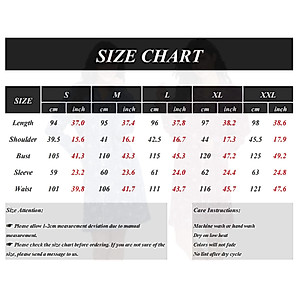 Tugege Nightgowns for Women Sleepwear V-Neck Button Down Night Shirt Long Sleeve Printed Pajamas Sleepshirts