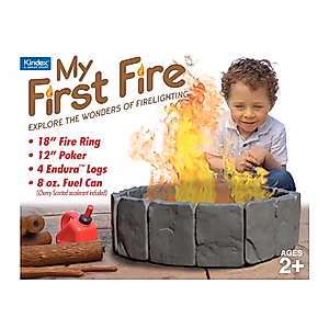 Prank-O My First Fire Prank Gift Box – Empty Box for Wrapping Real Presents – Hilarious Fake Packaging for Birthdays, Christmas, and Holidays – Fun Gag Gift Box for Men, Women, and Kids