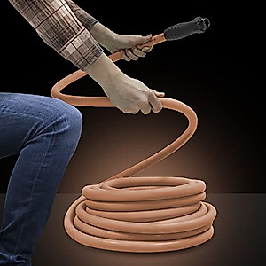 Flexzilla Colors Garden Hose with SwivelGrip, 5/8 in. x 50 ft., Drinking Water Safe, Red Clay - HFZC550TCS