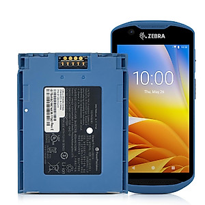 EXCEPOWER BT-000314 Replacement Battery for Zebra TC51 TC52 TC56 TC57 TC510 TC510K TC52X TC520L TC51HC TC57HO TC510K Handheld Barcode Scanner BTRY-TC51-44MA1-01 BTRY-TC51-4A1-01 1PAZU2P-A6 (Blue)