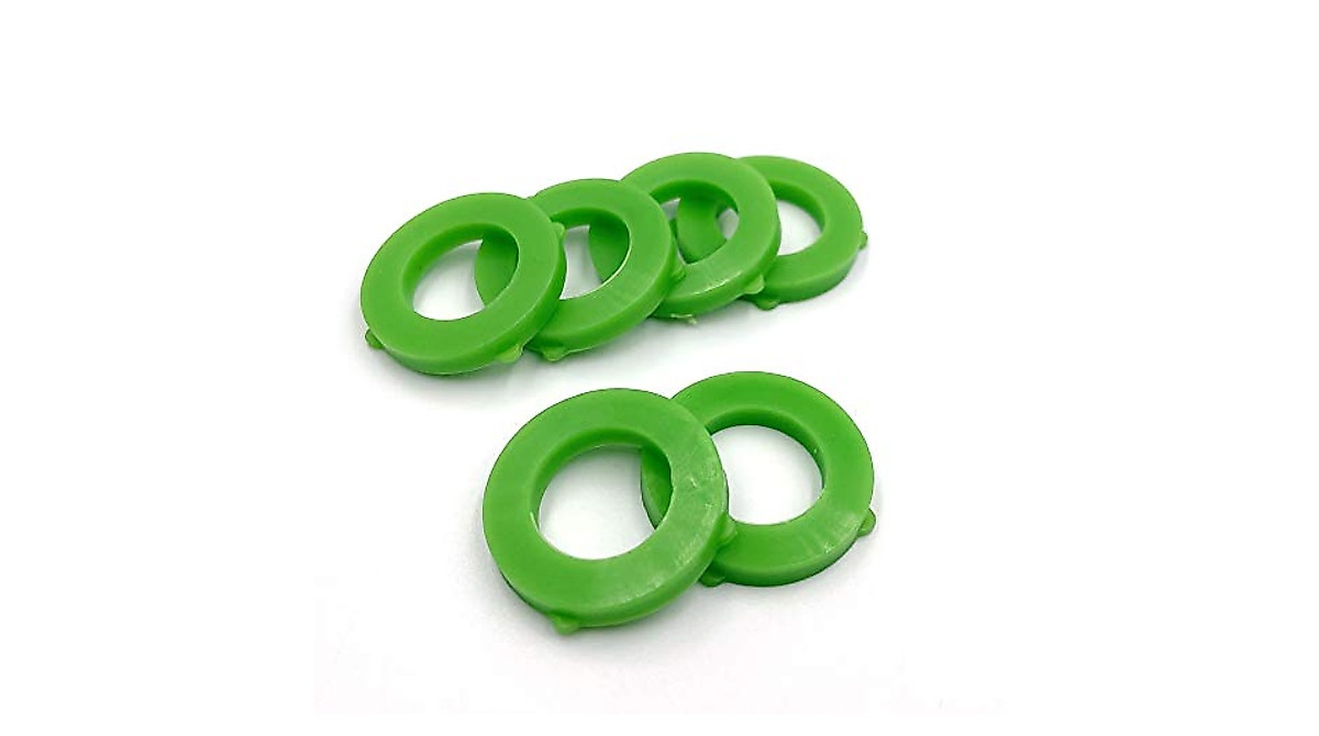 Yanwoo 20pcs Green Silicone Washers for Garden Hoses | Leak-Free Seal