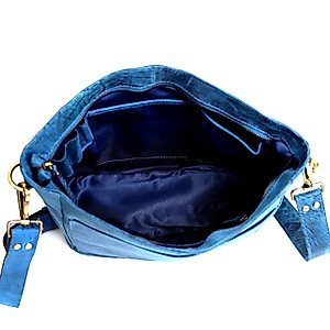 CLA Leather Crossbody, Leather Crossbody Bags for Women, Cowhide Crossbody Bag 12 x 11 Inch