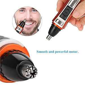 Electric Nose & Ear Hair Trimmer, Electric Nose Ear Face Hair Removal Epilator Men Clipper Facial Hair Cleaner Tool