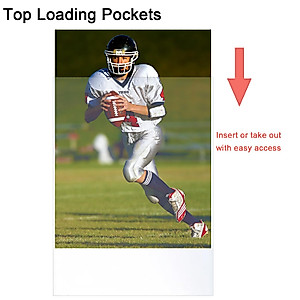 100 Pcs Soft Trading Card Sleeves, Top Loading Penny Card Sleeves for Standard Cards 2.5" X 3.5"，Ultra-Clear Card Protector for Game Cards, Baseball,Sports Cards,Mini Photos