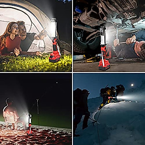 Taingwei 2000LM LED Work Light for Craftsman V20 Battery, 25W Flashlight for Camping, Car Repairing, Emergency and Job Site Lighting