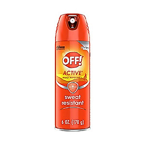 OFF! Active Insect Repellent, Sweat Resistant 6 oz ( Pack of 3)