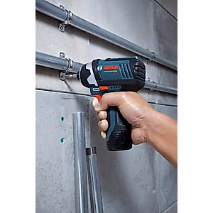 BOSCH CLPK27-120 12V Max 2-Tool Combo Kit with Two-Speed Pocket Driver, Impact Driver and (2) 2.0 Ah Batteries,Blue
