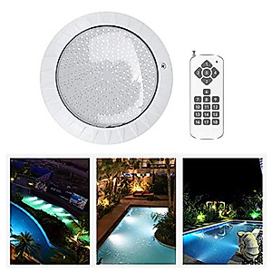 Waterproof Led Light Led Pool Lights, with Remote Control Underwater Led Lights, AC12V for Pool for Fountains Park Garden