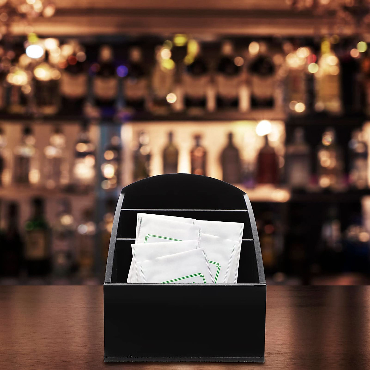 CALLARON Tea Bag Holder Organizer Tea Bag Rack Organizer 2pcs Coffee Pod Storage Box Acrylic Tea Bag Tea Bag Display Bar Accessories