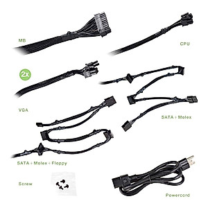 EVGA 100-GD-0600-V1, 600 GD, 80+ GOLD 600W, 5 Year Warranty, Power Supply