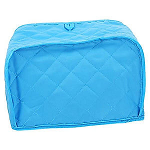RUNROTOO Bread Machine Dust Cover Home Appliances Air Fryer Toaster Oven Toaster Bread Machine Supplies Air Fryer Cover Polyester Toaster Cover Toaster Appliance Cover Home Supply Coat Blue
