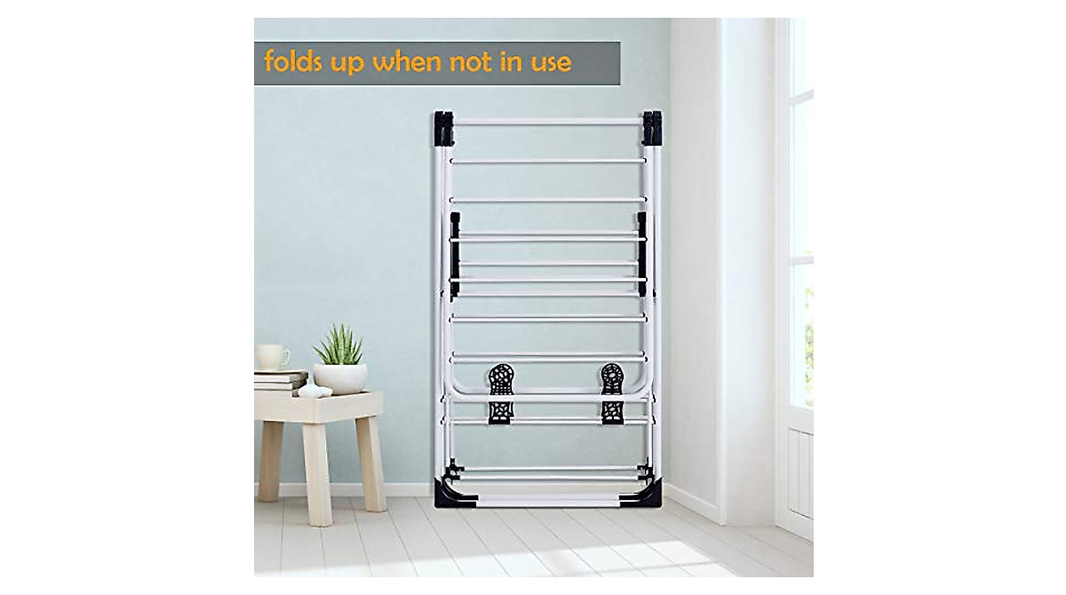 Tangkula Clothes Drying Rack - Space-Saving & Adjustable Laundry Solution
