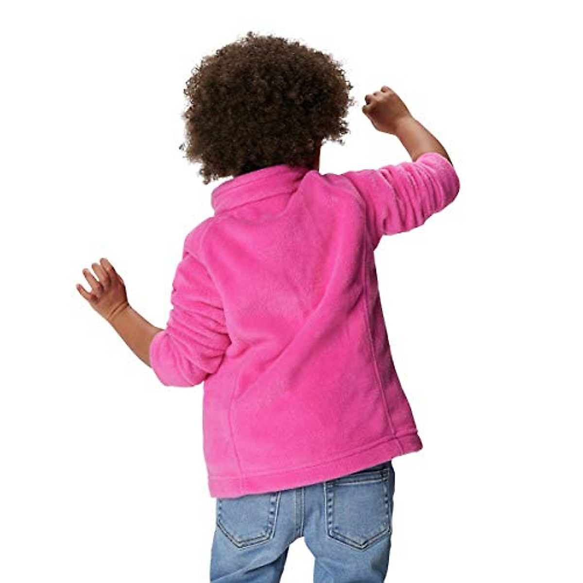 Columbia unisex-baby Benton Springs Fleece Jacket, Pink Ice, 2T