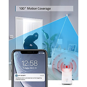 Eufy Security 5-Piece Home Alarm Kit, Home Security System, Keypad, Motion Sensor, 2 Entry Sensors, Home Alarm System, Control from The App, Links with HomeBase-Connected Devices (Renewed)