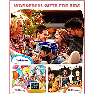 Bravokids Toys for 3-6 Years Old Girls Boys, LCD Writing Tablet 10 Inch Doodle Board, Electronic Drawing Tablet Drawing Pads, Educational Birthday Gift for 3 4 5 6 7 8 Years Old Kids Toddler (Pink)