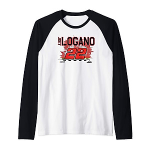 NASCAR - Joey Logano - Dust Storm Raglan Baseball Tee