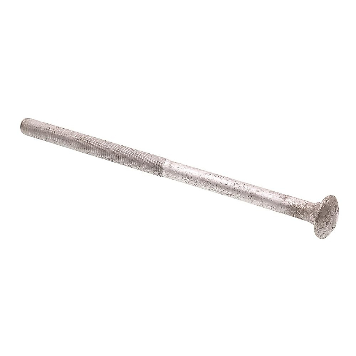 Prime-Line 9065414 Carriage Bolts, 5/8 In.-11 X 12 In, A307 Grade A Hot Dip Galvanized (5 Pack), Zinc