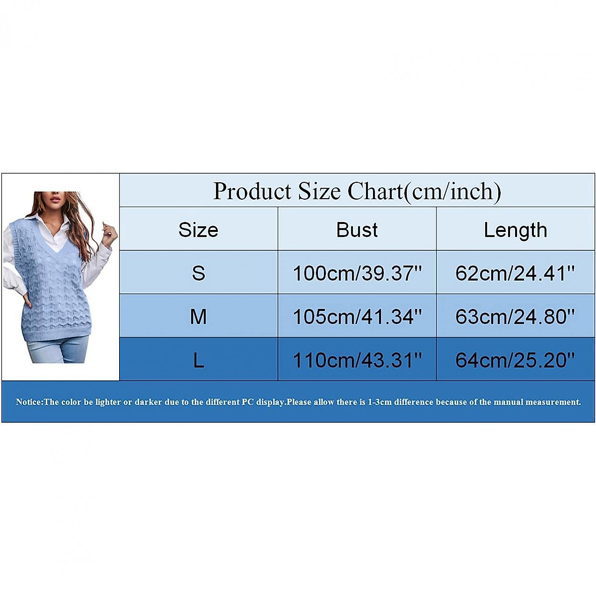 Padaleks Women's Oversized Fall Winter Pullover Sweater Vest Sleeveless V Neck Vintage Loose Casual Knitted Top