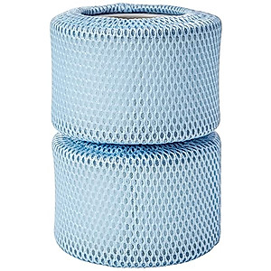 MSPAUK B0303604/B0303499 Latest Filter Cartridges with Protective Nets Mesh Cover 90 Pleats Strainer Twin Pack Pool Bubble Spa Accessories-Suitable for All Mspa Hot Tubs, White