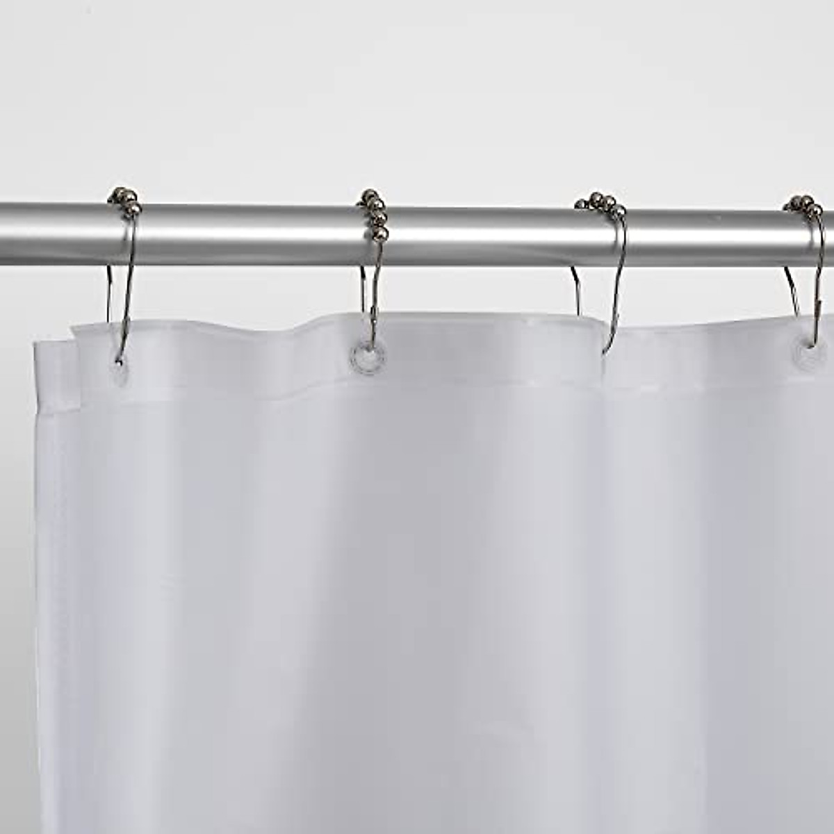 Clorox Treated Premium Frosted Shower Curtain Liner 70"x72" with Weighted Magnetic Hem, Lightweight Waterproof PEVA for Bathroom Tubs and Stalls, Machine Washable