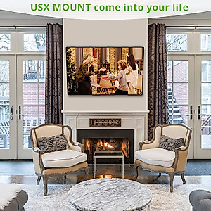 USX MOUNT Full Motion TV Wall Mount for 42-90 inch TV, Wall Mount TV Bracket with Articulating Swivel Tilt, Hold TV up to 150lbs, Max VESA 600x400mm