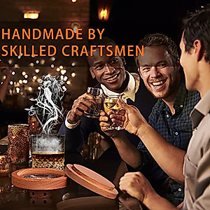 Fathers Day Gifts From Daughter - Grandpa Fathers Day Gifts, Funny Bourbon Fathers Day Gifts For Men Old Fashioned Smoker Kit With Wood Chips For Whiskey, Drink, Unique Birthday Gifts Ideas For Papa